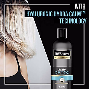 TRESemmé Shampoo for Dry and Itchy Scalp Detox to Purify Hair and Scalp from Build-Up and Excess Oils 20 oz