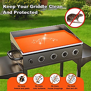 NancyL 36 Inch Griddle Cover for Blackstone, Griddle Mat 36 Inch Protective BBQ Grill for Blackstone Protector Accessories Kit, Blackstone Griddle Mat 36" x 22"