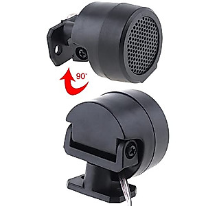 DriSentri 2pcs Dome Tweeters, 12V 500W High Efficiency Car Stereo Speakers, TP-006A Mini Dome Tweeter Speakers for Car Audio System Accessories