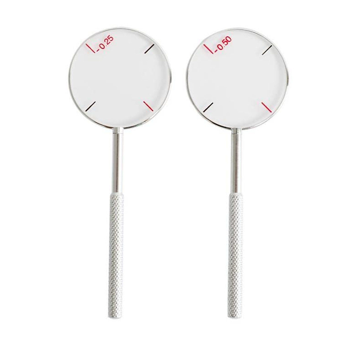 Holyavision Optical Cross Cylinder Ophthalmic Lens Diopters Optometry Accessories Optics Lens Optical Tool 4pcs(2pcs 0.25/2pcs 0.50)