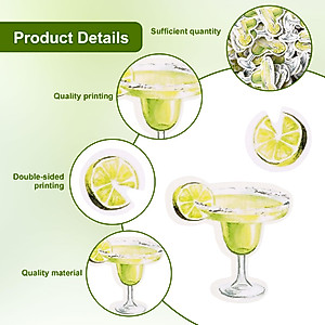 200pcs Margarita Glass Confetti, Margarita Table Confetti Bachelorette Party Decoration Martini Birthday Wine Glass Decor For Mexican Fiesta Wedding Bridal Shower Tequila Party