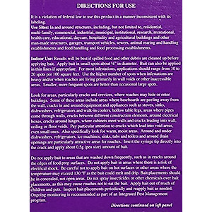 InVict Gold German Roach Control Bait Gel 1 Box of 4 Tubes (35 Grams per Tube) w/ 1 Plunger by Rockwell