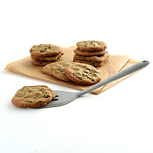 Norpro Silicone Mini Slotted Turner, Marble, 8.25" x 2" x .5"