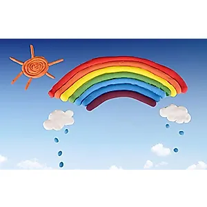 BOHS White Squishy Slime and Modeling Foam Clay, Soft Air Dry, for School Arts & Crafts Project ,1.1 Pound/ 500 Grams