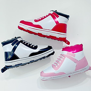 Boy Shoes Balloon/Basketball Shoes Sneaker Balloons/Tennis Shoe Sports Logo Balloon Sports Decoration/Boy Birthday Foil Balloon/Check Mark Shoes/Father Birthday Boy Birthday Decorations