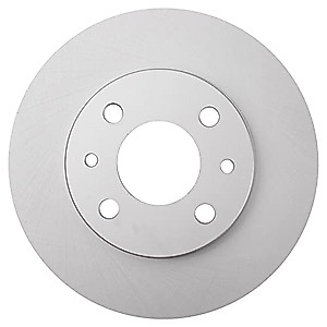 TRQ Front and Rear Brake Pad & Rotor Kit Brake Chemical Kit Brake Pads Brake Rotor Ceramic Solid Premium G-Coated Compatible with 2012-2017 Fiat 500