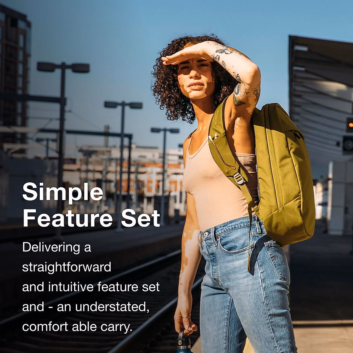 Osprey Arcane Large Laptop Backpack, Stonewash Black