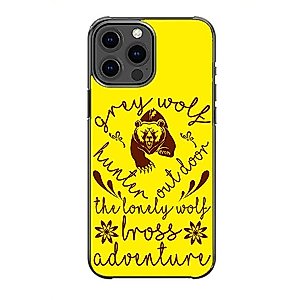 The Lonely Wolf Adventure Pattern Art Design Anti-Fall and Shockproof Gift iPhone Case (iPhone 5c)