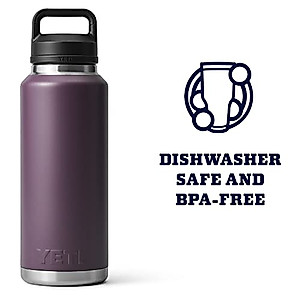 YETI Rambler 46 oz Bottle, Vacuum Insulated, Stainless Steel with Chug Cap, Nordic Purple