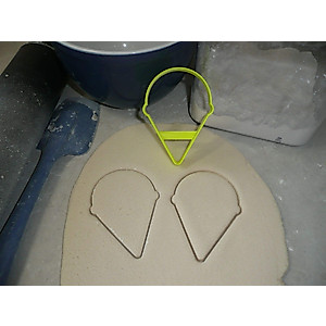 SNOW CONE OUTLINE SHAVED ICE FROZEN DESSERT SUMMER TREAT COOKIE CUTTER MADE IN USA PR3766