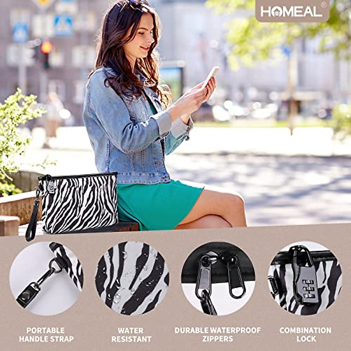 Smell Proof Bag Kit,Smell Proof Pouch,Smell Proof Stash Bag,Smell Proof Container,Odor Proof Pouch,Smell Proof Box,Smell Proof Case,Stash Storage Odor Proof Bags Kit Christmas Gift for Women Men