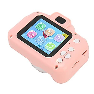 Small Digital Camera, Kids Digital Camera Multi Mode Filter 1080P HD Video Wide Applicability Pink for Home