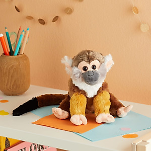 Wild Republic Squirrel Monkey Plush, Stuffed Animal, Plush Toy, Gifts for Kids, Cuddlekins 8 Inches