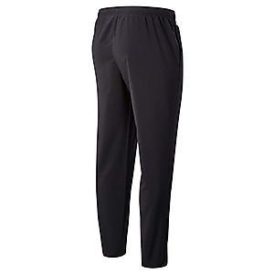 New Balance Men's Sport Stretch Woven Pant, Black , Large