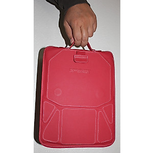 Encore, 10" Sleeve Bag with Stand (Red). Help Kids Carry iPad & Tablet. Tablet Carrying Bag Travel Bag Protection Stand.