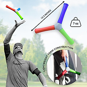 HECOstix - Red Green Blue - Premium Hand Eye Coordination & Reaction Speed Training Tool Improve Sports Performance, Exercise, and Fun for All Ages
