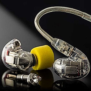 Rhinenet Replacement Eartips Eargel Compatible for Shure SE215 SE310 SCL3 SCL4 SCL5 SE110 SE112 SE115 SE210 SE215 SE310 SE315 SE420 SE425 SE530 SE535 Earphones Headset Tips Earplug Earbuds Cover 10PCS