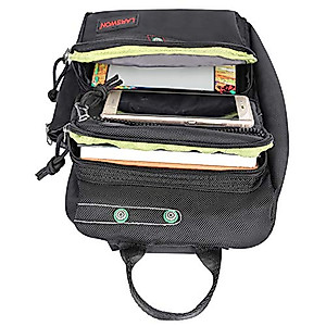 Larswon Backpack Purse, Small Backpack Sling Backpack Crossbody Bags for Women Men Chest Bag Travel Backpack Black