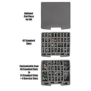 Case Club 82+ Miniature Figurine Hard Shell Carrying Case - Fits Warhammer 40k, DND, Battletech, Citadel & More! This Tabletop Army Travel & Storage Case Will Organize Your D&D and Warhammer 40k Set