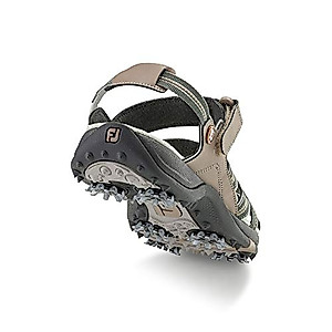 FootJoy Women's Golf Sandals Shoes, tan/Light Grey, 9