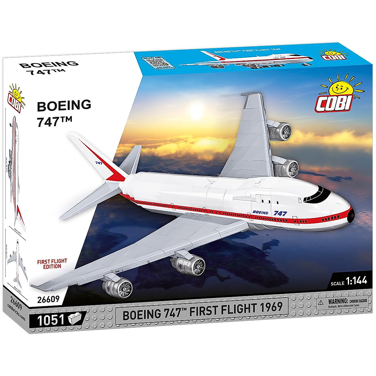 COBI Boeing 747 Plane First Flight Edition