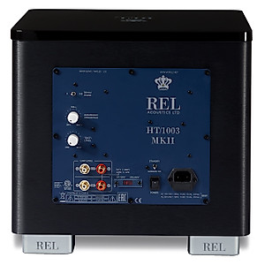 REL Acoustics HT/1003 MKII Subwoofer, HT-Air Wireless compatible, Line Grained Black Composite