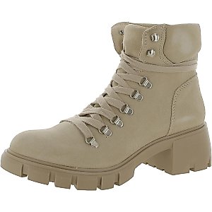 Steve Madden Women's Hint Hiking Boot, Sand Suede, 7.5
