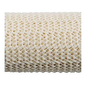 12 in x 60 in Gray Non-Slip Shelf Liner Non Adhesive (Off-White)