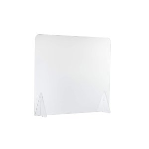 Freestanding Countertop Shield, 36 x 9.375 x 30", Acrylic (0.25" Thickness)