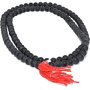 Shaligram Mala Black 108 Beads Men and Women Bring Prosperity and Good Luck Happiness