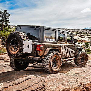 Westin 59-82055 WJ2 Rear Bumper fits 2018-2025 Wrangler JL with Tire Carrier with Sensors