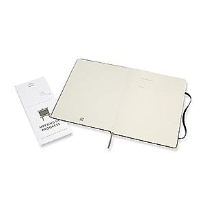 Moleskine PRO Notebook, Hard Cover, XL (7.5" x 9.5") Professional Project Planning, Black, 192 Pages