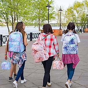 Backpack for Kids School Backpack for Boys Space Galaxy Backpack for Elementary Kids School Bag Bookbag with Lunch Bag