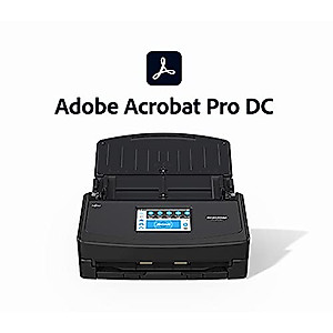 Fujitsu ScanSnap iX1600 Deluxe Versatile Cloud Enabled Document Scanner with Adobe Acrobat Pro DC for Mac or PC, Black