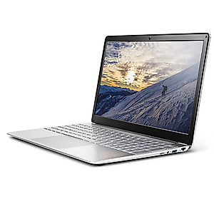 BROAGE 15.6" FHD Laptop Computer, Intel Quad-Core i5-8250U up to 3.4GHz, 8GB RAM, 512GB SSD, 5G WiFi, RJ45 Ethernet, HDMI, USB 3.0, HDMI, Webcam, Backlit Keyboard, Silver, Windows 10 Home, Remote Work