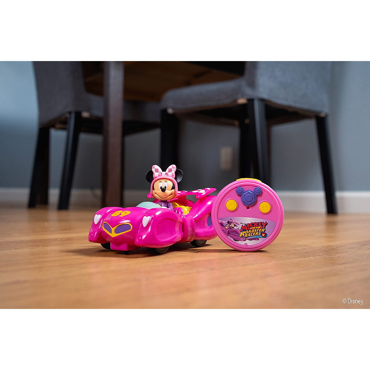 Jada Toys Disney Mickey & The Roadster Racers RC/Radio Control Toy Vehicle, Hot Pink