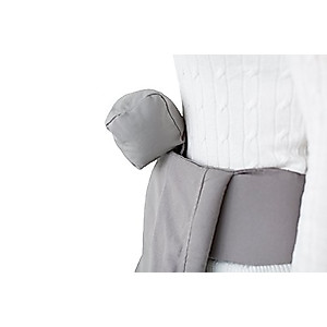 LÍLLÉbaby Ergonomic Washable Infant Pillow for Baby Carrier, Grey