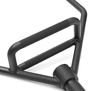 Philosophy Gym 2" Olympic Hex Trap Bar 25 KG, Raised Handles - Pro Barbell for Deadlifts, Shrugs & Squats