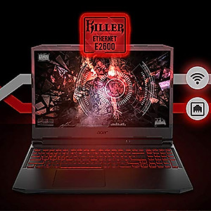 Acer Nitro 5 AN515-45-R92M Gaming, AMD Ryzen 7 5800H (8-Core) | NVIDIA GeForce RTX 3060 Laptop GPU |15.6" FHD 144Hz IPS Display | 16GB DDR4 | 512GB NVMe SSD | WiFi 6 | RGB Backlit Keyboard