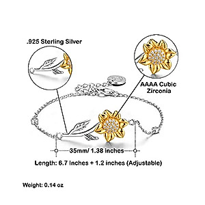 New Wife, If Dreams Really do Come True, Then I Will Have Found a Way to Love You Each!, Useful Holiday Sunflower Bracelet from Wife