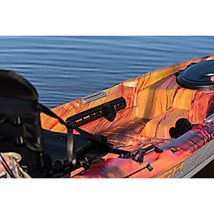 Pelican Adjustable Kayak Foot Brace/Pegs with Trigger Lock - Set of 2 - Black