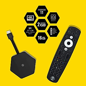 BuzzTV HD5 TV Box - Android OS 11 - Amlogic S905Y4 Quad-core 64bit - 2GB DDR4-16 GB eMMC