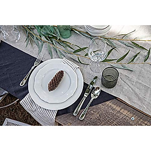 Fortessa Caviar 18/10 Stainless Steel Flatware, 5 Piece Place Setting, Service for 1