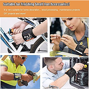 Magnetic Wristband Mens Gifts for Birthday Father's day Christmas, Unique Tool for Holding Screws Gadgets Gift for Dad, Husband, Boyfriend, Handyman mechanics