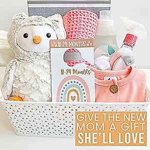 6 Baby Closet Size Dividers Baby Girl - Boho Baby Closet Dividers by Month, Baby Closet Organizer for Nursery Organization, Baby Essentials for Newborn Essentials Baby Girl, Nursery Closet Dividers