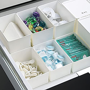 Zerodis Storage Box, Plastic Desktop Storage Box Plastic Storage Bin Tote Multifunction Dustproof Storage Box Organizing Container with Lid for Home Desktop(#1)