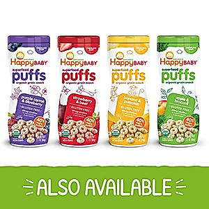 Happy Baby Organics Yogis Freeze-Dried Yogurt & Fruit Snacks, Variety Pack, 1 Ounce (Pack of 6)