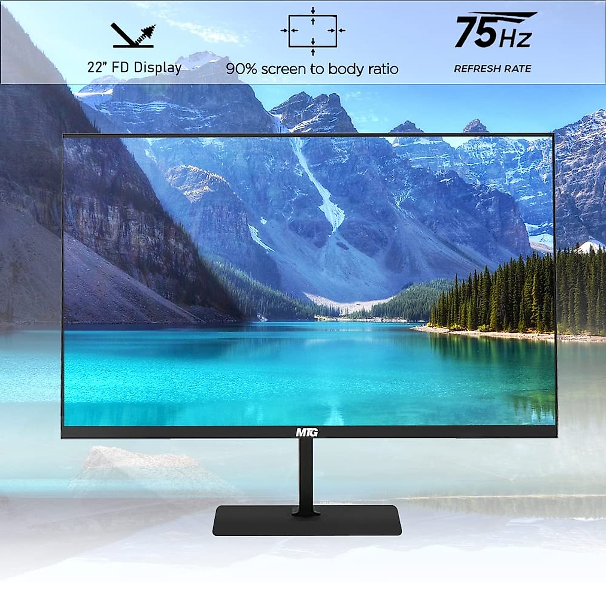 TechMagnet All in one Desktop Computer, Cheetah 4, Intel Core i3 4th Gen 2.9Ghz, 8GB DDR3, 120GB SSD, New 22 inch LED, MTG Wireless Ergonomic Keyboard Mouse, WiFi, Windows 10 Pro (Renewed)