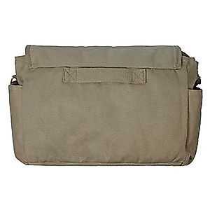 Sweetbriar Classic Vintage Messenger Bag - Original Heavyweight Cotton Canvas Shoulder Bag with Upgraded Features