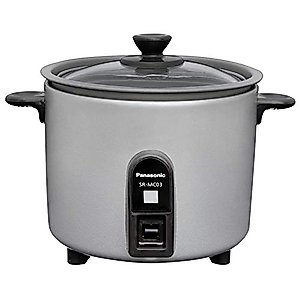 Panasonic Mini Cooker (1.5Go / 225g) SR-MC03-S (SILVER)【Japan Domestic Genuine Products】 【Ships from Japan】